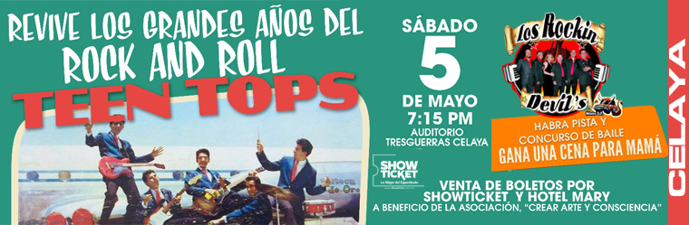 Boletos | "TEEN TOPS" | www.showticket.com.mx