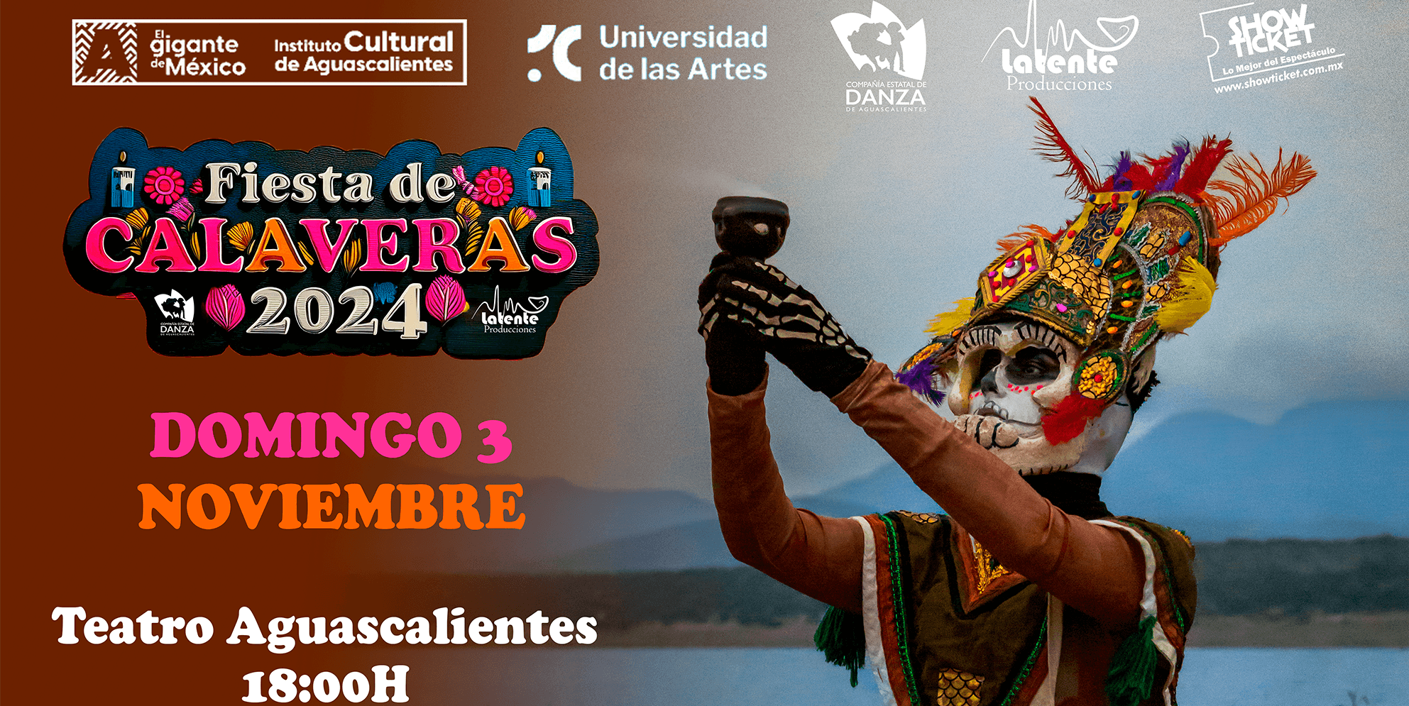Boletos | "FIESTA DE CALAVERAS 2024" COMPAÑIA ESTATAL DE DANZA ...